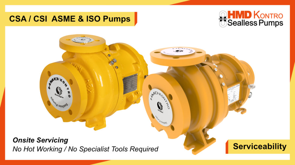 CSA / CSI Pumps for On-Site Service - HMD KONTRO