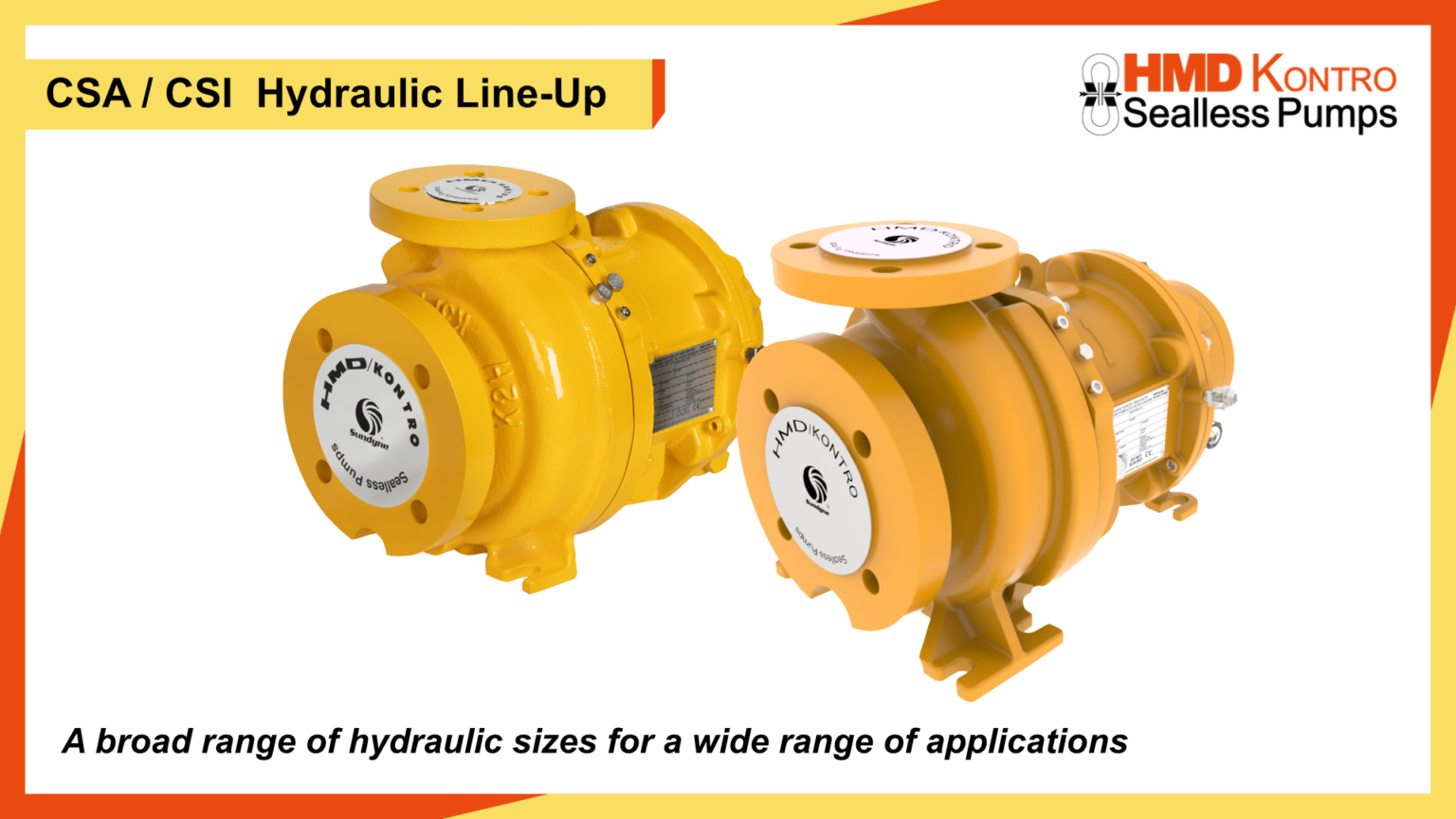 CSA/CSI Hydraulic Line-Up - HMD KONTRO